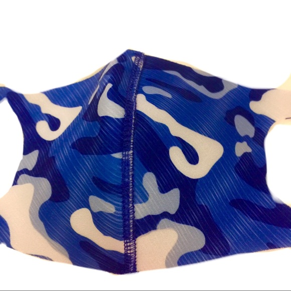 Accessories | Nwt Face Masks Blue Or Pink Camouflage | Poshmark